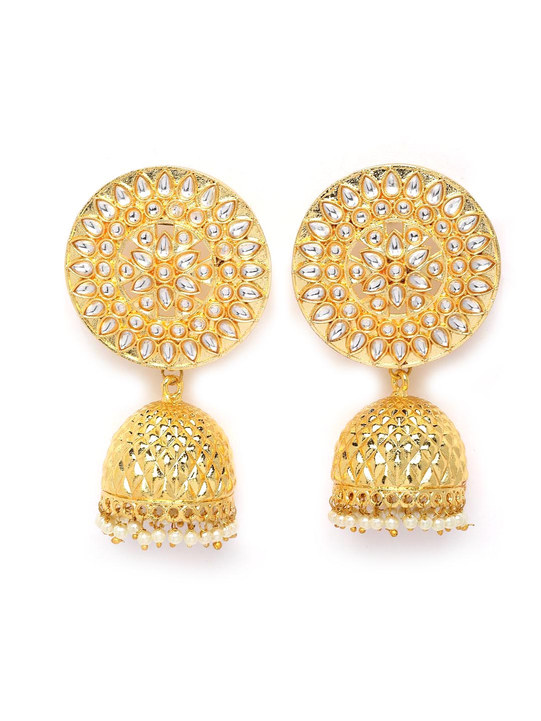Circular jhumkas store